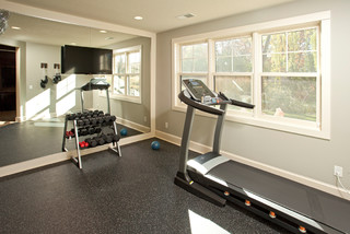 Rustic Glam - Rustic - Home Gym - Minneapolis - by Ridge Creek Custom ...