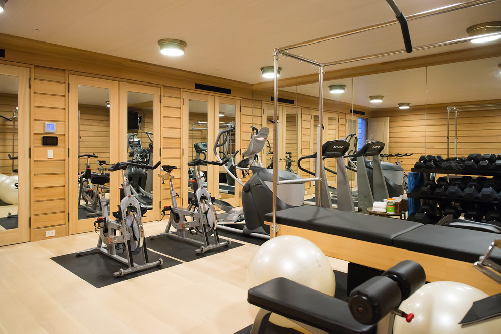 Shingle Style - Beach Style - Home Gym - Boston - by Martha's Vineyard ...