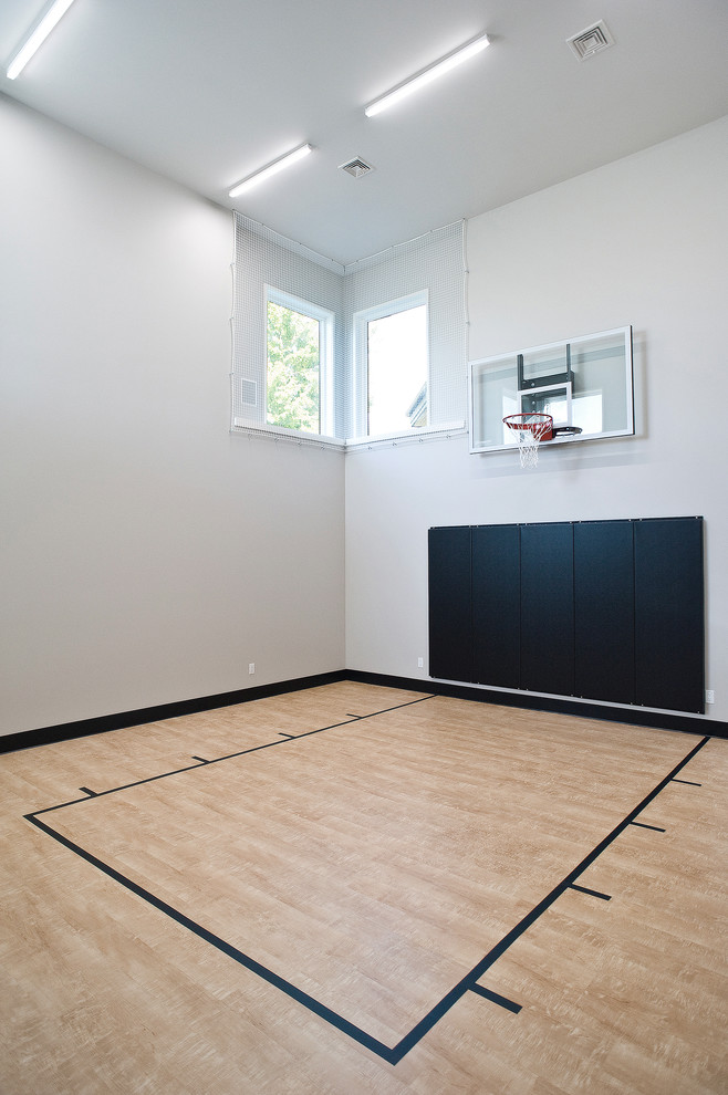 Sioux Falls New Construction - Modern - Home Gym - by Vivid Interior ...