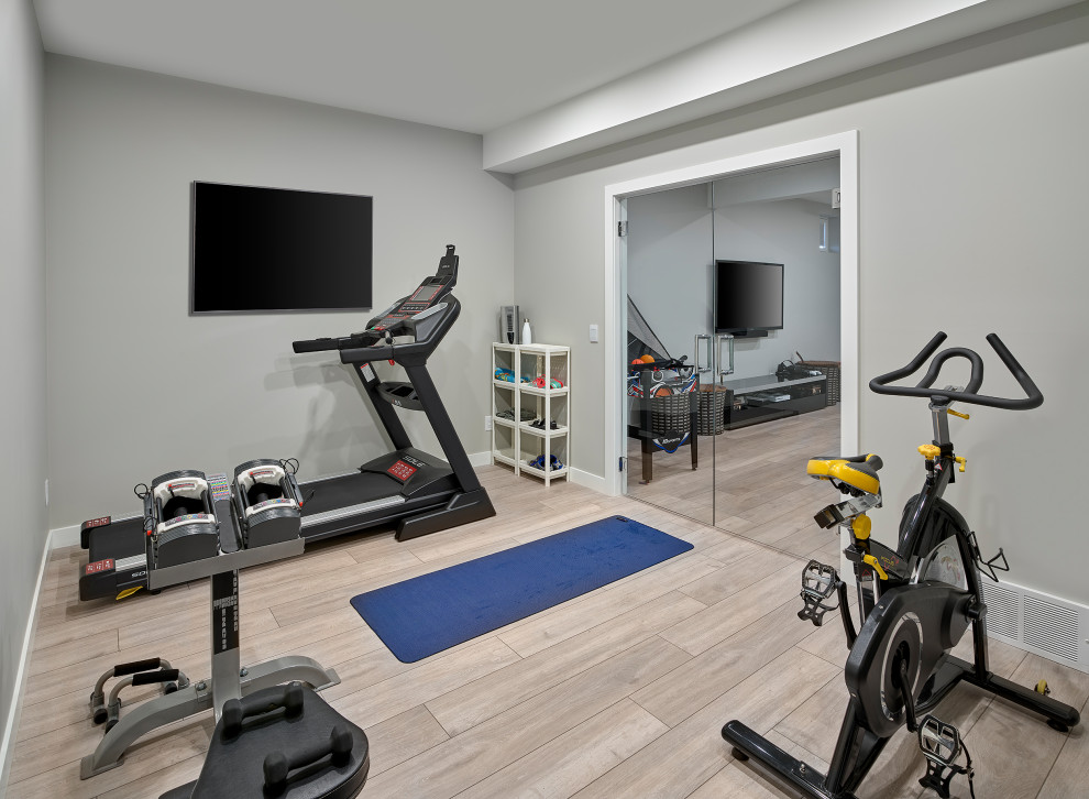 The Phoenix - Contemporary - Home Gym - Edmonton - by Effect Home ...