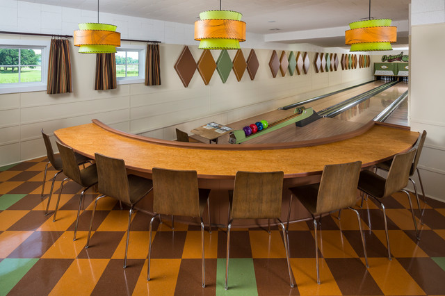 Vintage 1950s Equipment Restored for Retro Home Bowling Alley - Moderne ...
