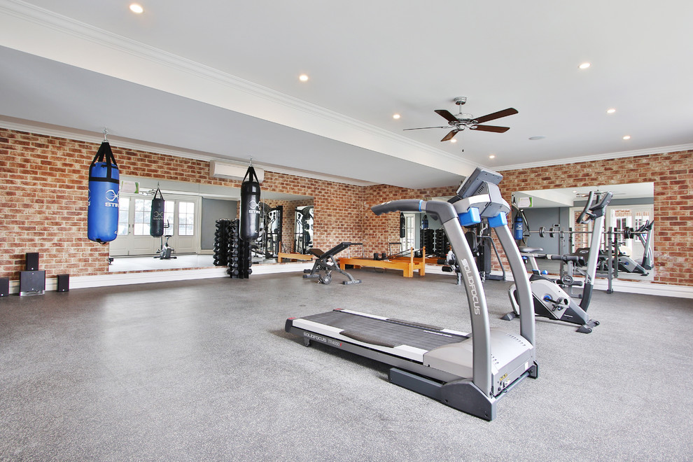 Wonga Park Luxury Home Gym - Traditional - Home Gym - Melbourne - by ...