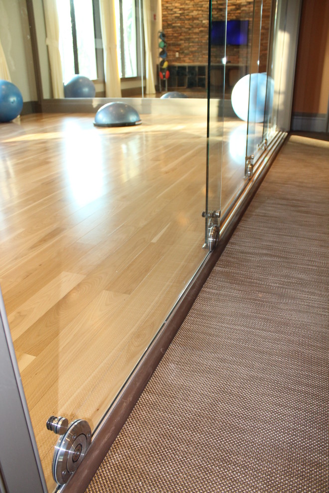 Yoga Studio - Modern - Home Gym - Miami - by Bartels Doors & Hardware ...