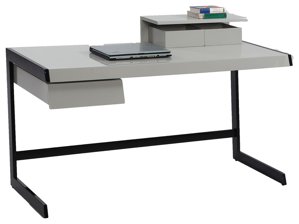 2 Storage Boxes Computer Desk - Modern - Home Office - New York - by BA ...
