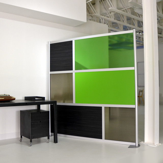 6' Modern Divider, Green & Translucent - Modern - Home Office - Dallas ...