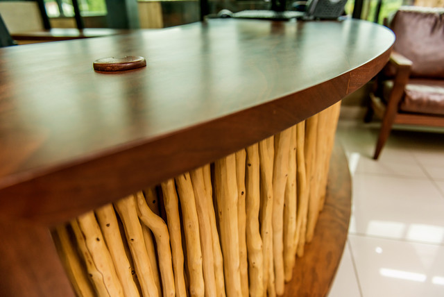 A bespoke coffee design desk - Tropical - Home Office - Other - by ...