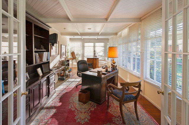 A California Ranch house and guest cottages - Traditional - Home Office ...