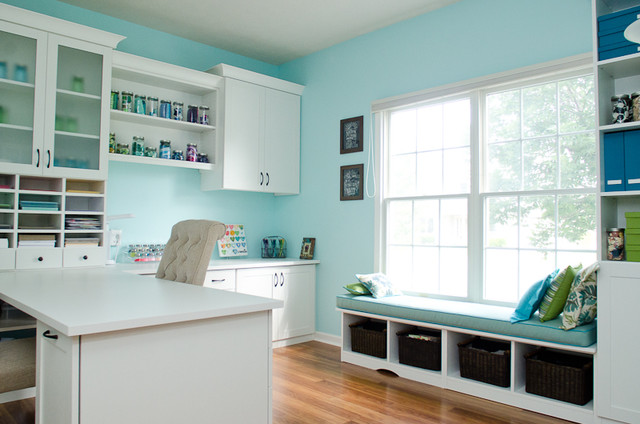 Turquoise Color Home Office
