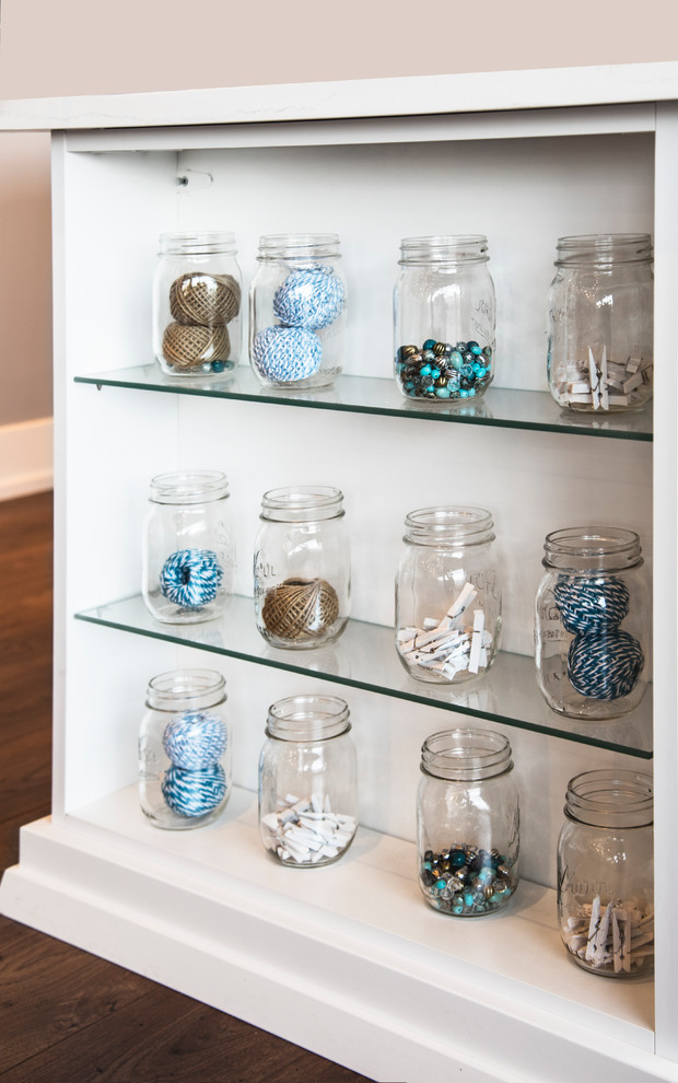 All-In-One Craft Room, Art Studio, and Gift Wrap Room - Transitional ...
