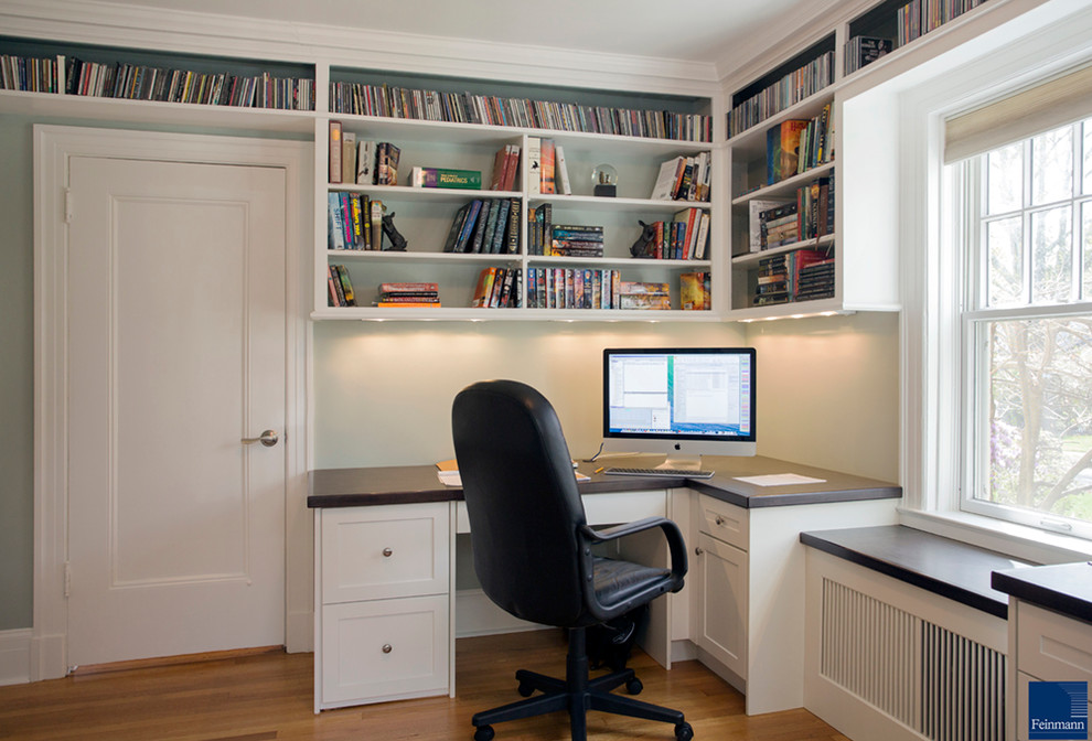 All-in-the-Family Home Remodel - Transitional - Home Office - Boston ...