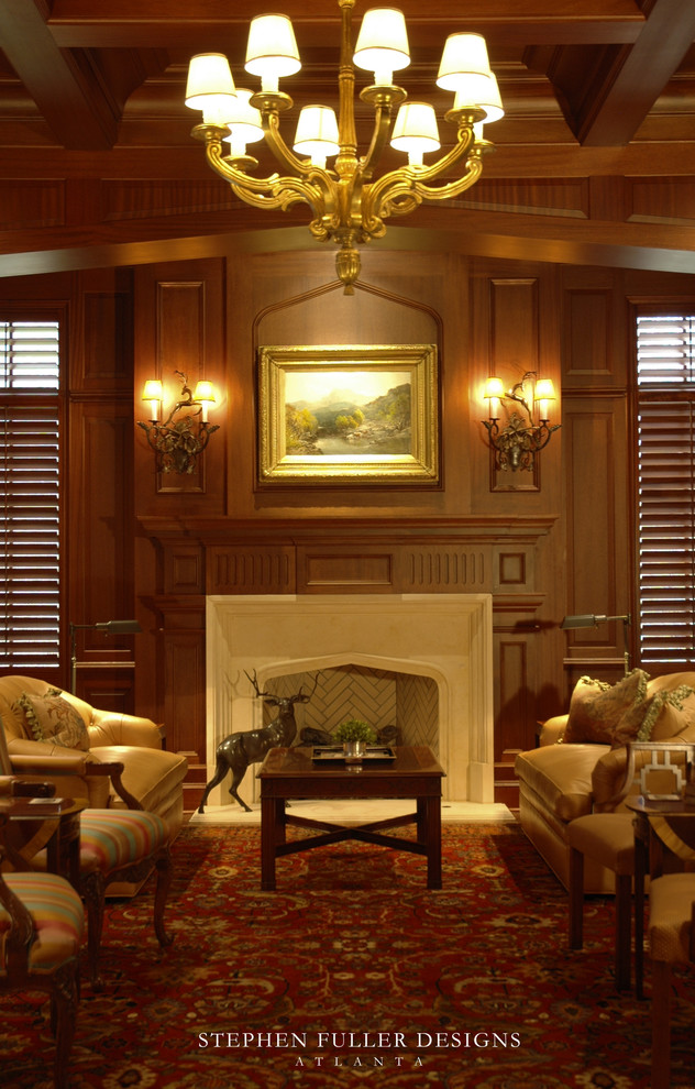An English Library - Home Office - Atlanta - by Stephen Fuller Designs ...