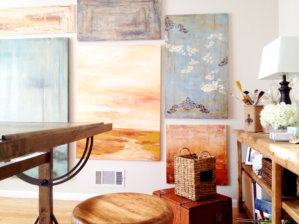 Art studio / Office-- Rustic Modern - Rustic - Home Office - New York ...