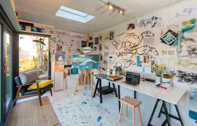 Artist's studio - Contemporary - Home Office - Other - by JML Garden ...