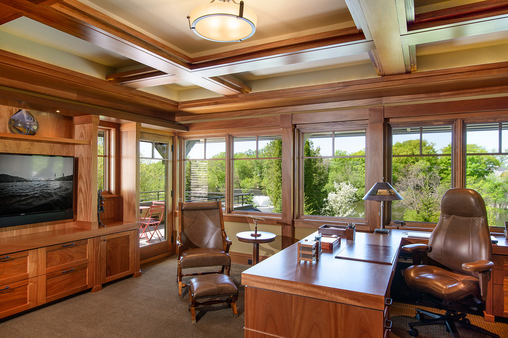 Craftsman Home Office - Craftsman - Home Office - Minneapolis | Houzz