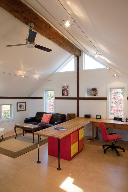 Barn home office - Contemporary - Home Office - Philadelphia - by ...