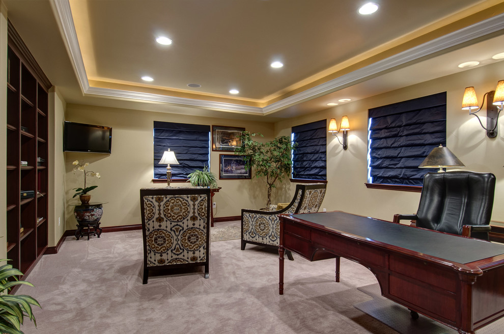 Basement Office - Traditional - Home Office - Denver - by FBC Remodel ...