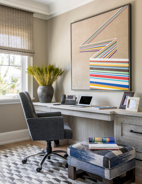 Beach House in Bayhead - Coastal - Home Office - New York - by ML ...