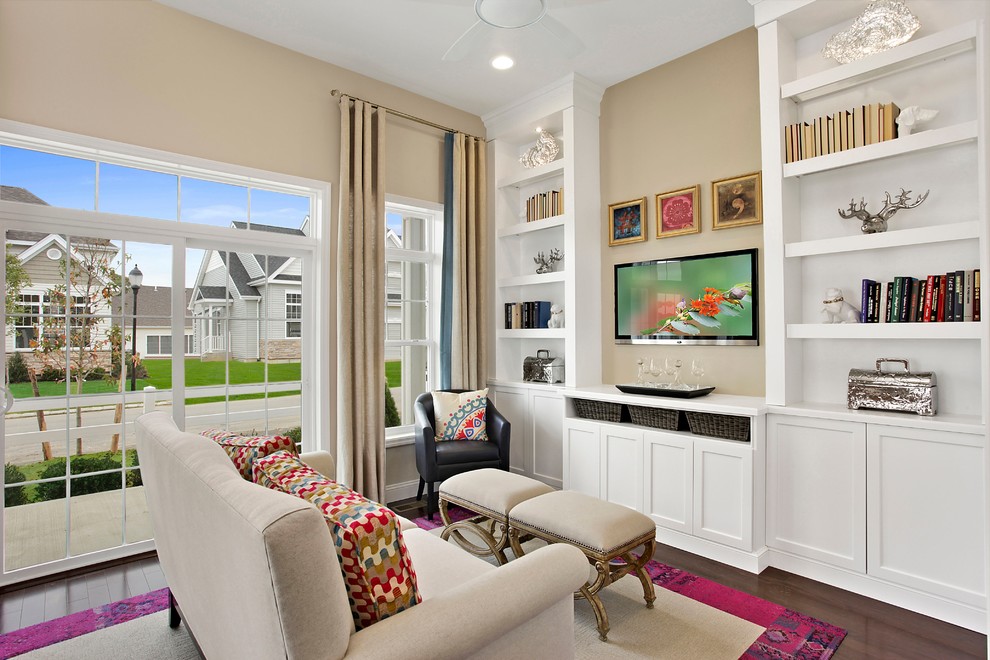 Beechwood Homes, Meadowbrook Pointe - Den - Contemporary - Home Office ...