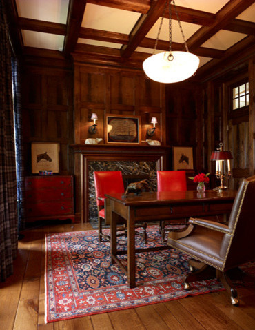Big Cedar Lake Shingle Style - Traditional - Home Office - Chicago - by ...