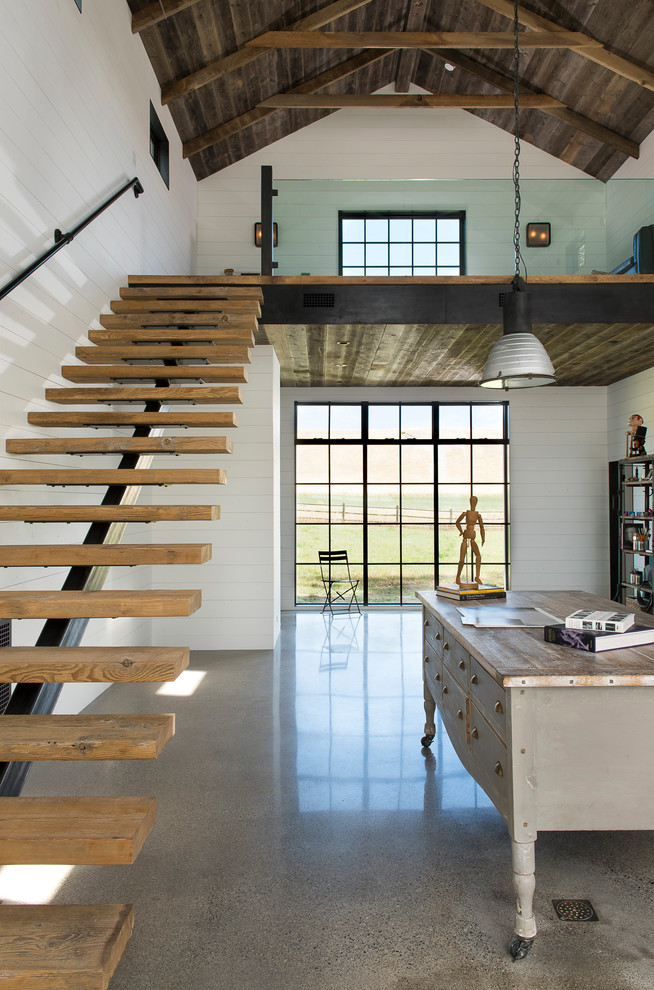 Big Timber Art Studio/Barn Remodel - Modern - Home Office - Other - by ...