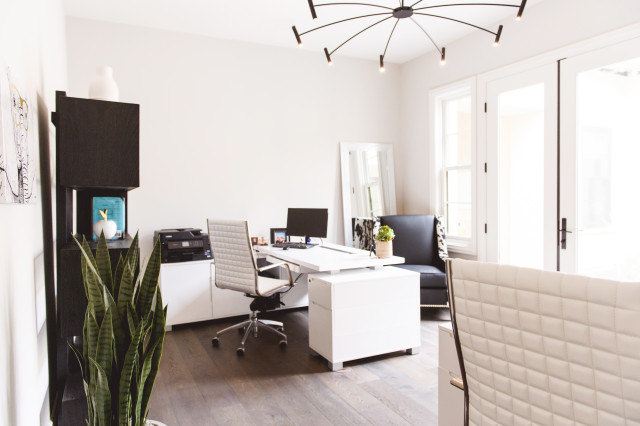 Bold Black and White - Mediterranean - Home Office - San Diego - by ...