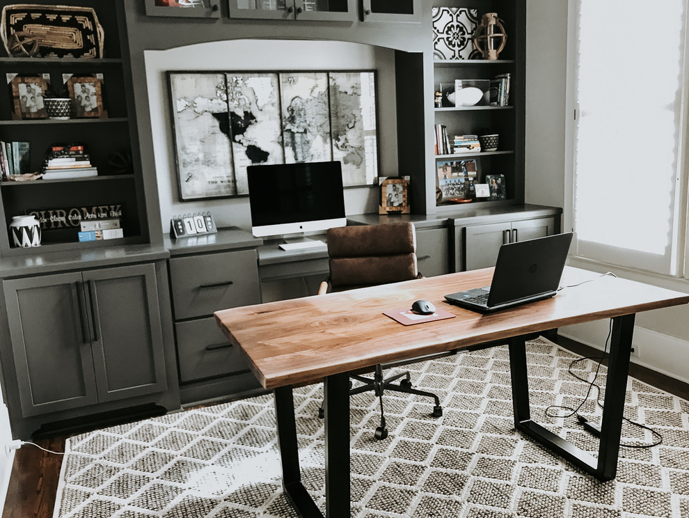 Braylon Live Edge Desk - Contemporary - Home Office - Atlanta - by ...