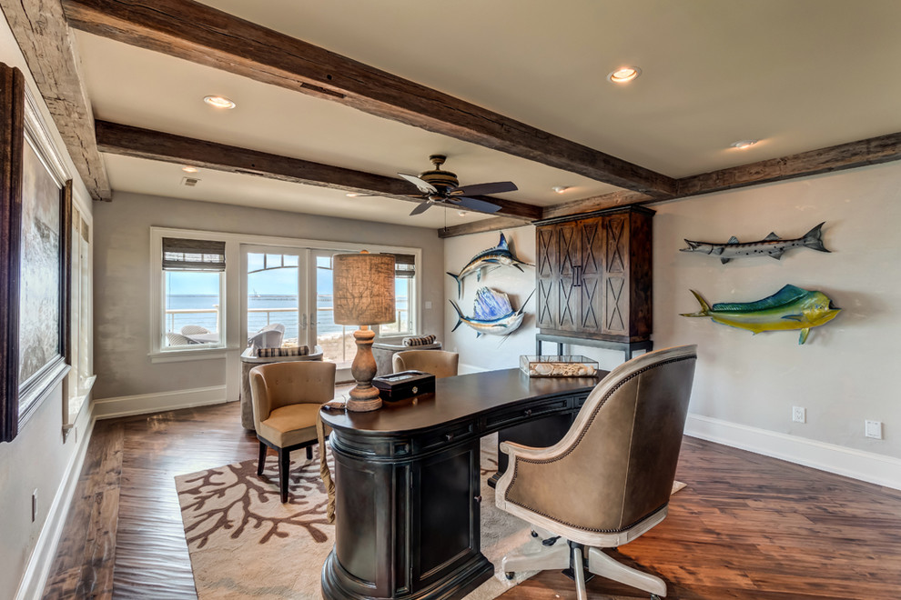 Breakwater Reach - Beach Style - Home Office - Dallas - by The Interior ...