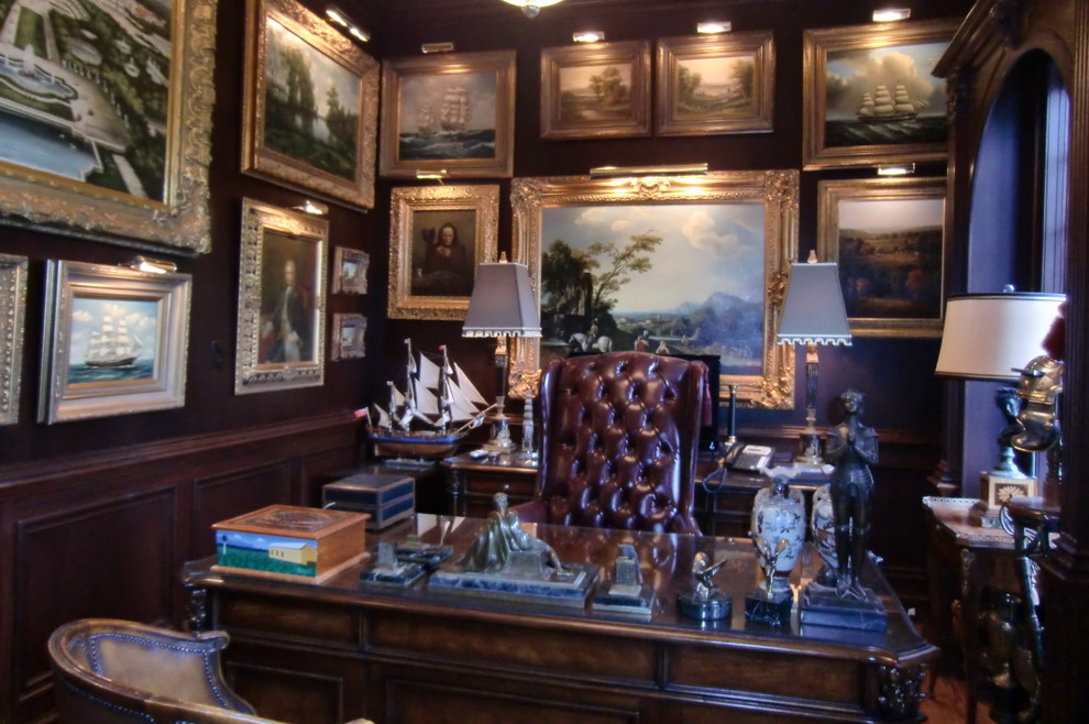 Buckingham billiard room / office - Traditional - Home Office - New ...