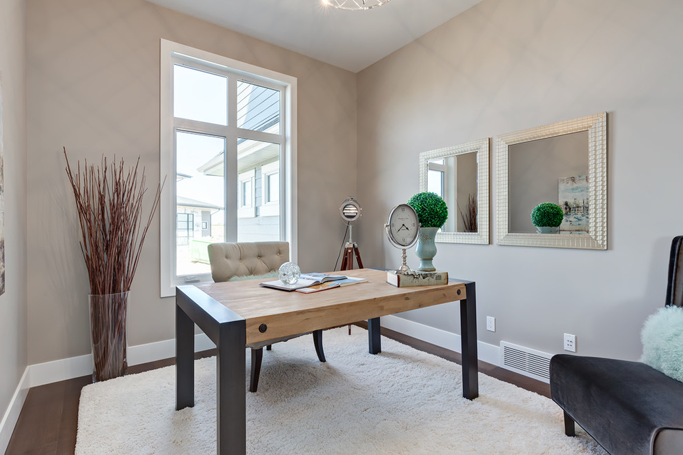 Cape Cod inspired 2 storey - Transitional - Home Office - Calgary - by ...
