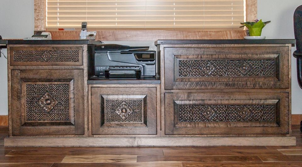 Celtic Custom Made Desk - Craftsman - Home Office - Seattle - by Built ...