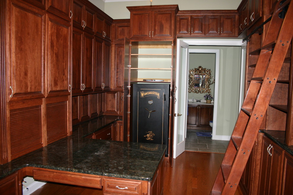 Cherry Library - Traditional - Home Office - Miami - by Carson's ...