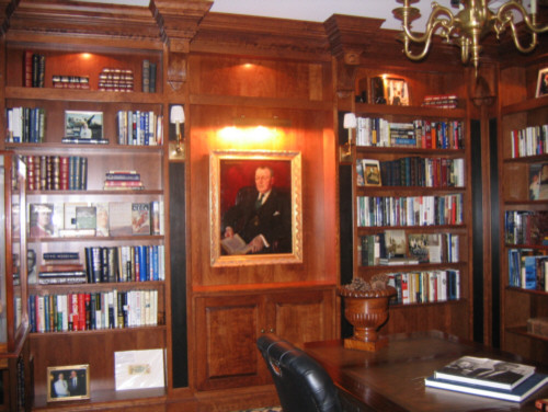 cherry library - Traditional - Home Office - DC Metro - by User | Houzz