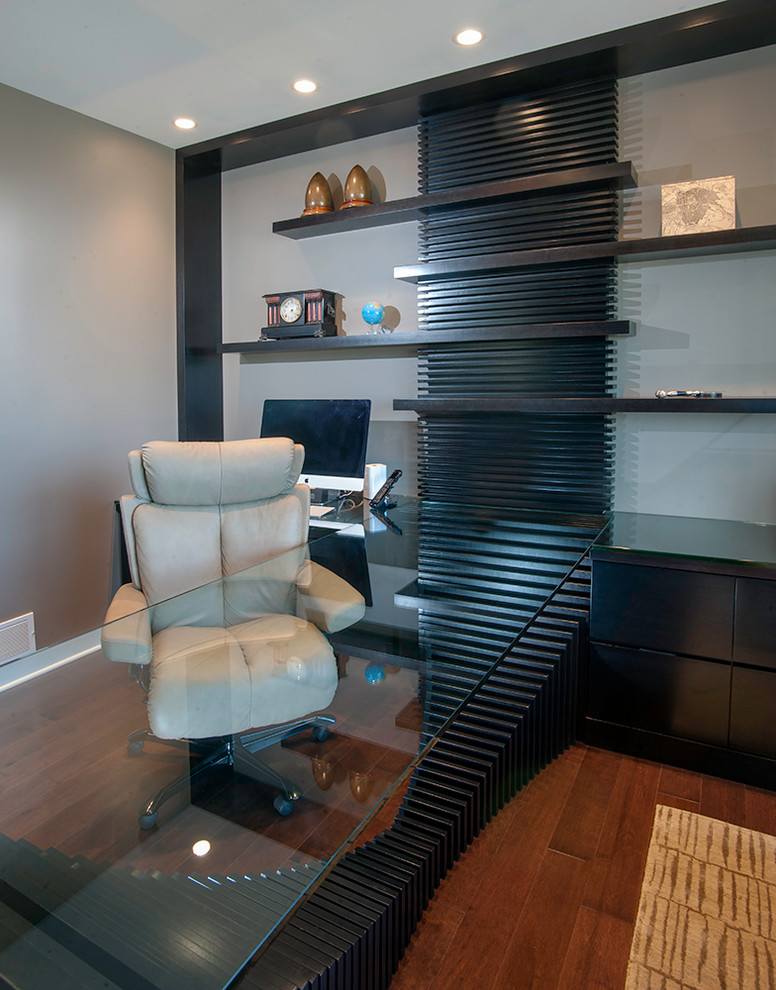 Cincinnati Condo Renovation - Office - Contemporary - Home Office ...