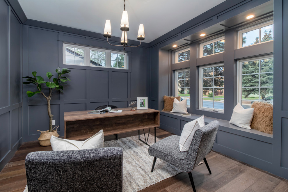 Classic English Tudor, ATK Construction - Farmhouse - Home Office ...