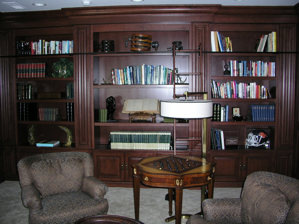 Classic Library - Traditional - Home Office - Cleveland - by Schill ...