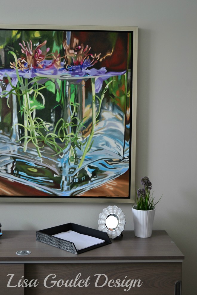 Clean and modern home office - Contemporary - Home Office - Ottawa - by ...