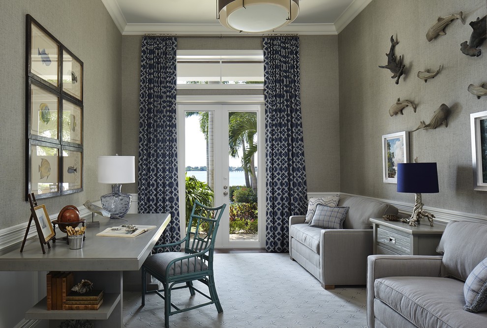 Coastal Living - Beach Style - Home Office - Miami - by Brantley ...