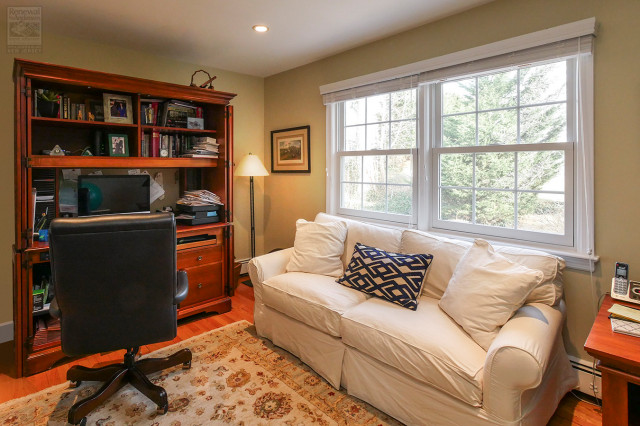 Comfortable Office and Den with New Windows - Renewal by Andersen ...