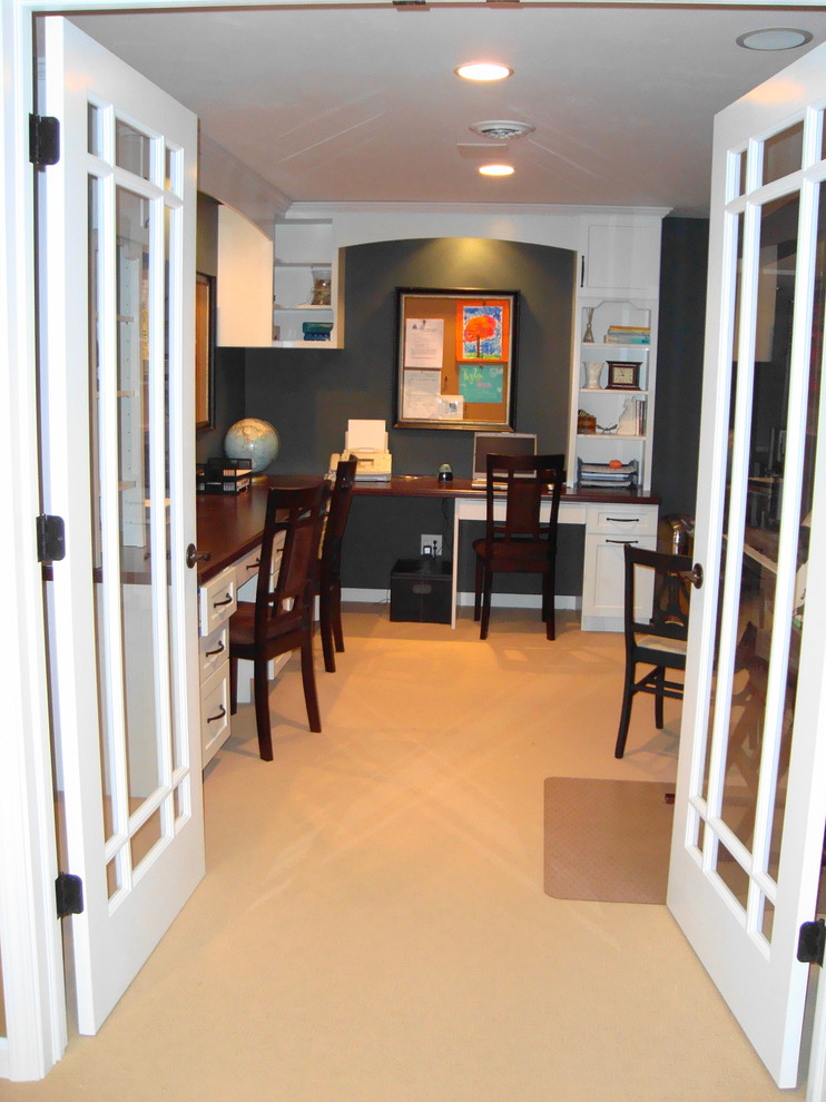 computer and homework room - Traditional - Home Office - Other - by ...