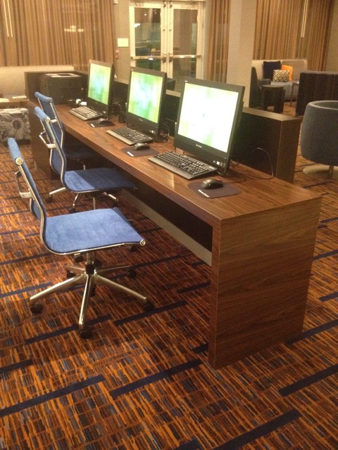 Computer Desk - Modern - Home Office - Houston - by Oli Woodworks LLC ...