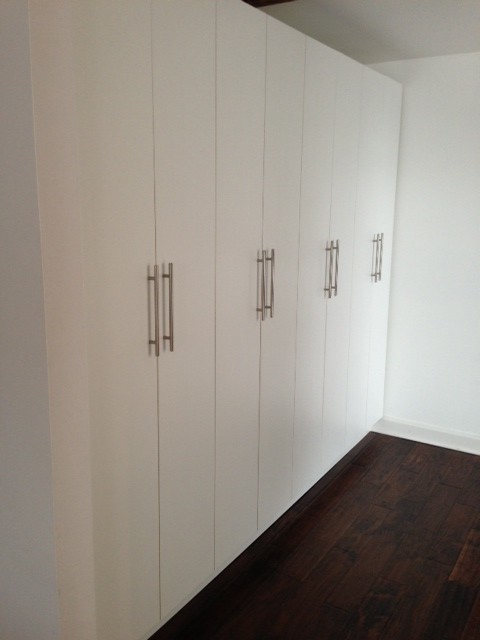 Condo Living Room Built-In and Storage Unit - Modern - Home Office ...