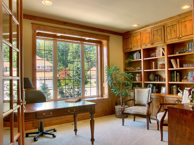 Craftsman Home Office - Craftsman - Bureau à domicile - Seattle | Houzz