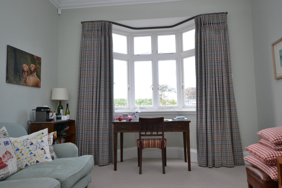 Curtains - Home Office - Sussex - by Zoe Rourke Interiors | Houzz
