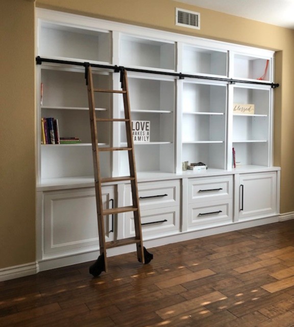 CUSTOM BUILT-IN BOOKCASE - Contemporary - Home Office - Los Angeles ...