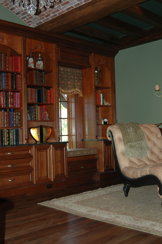 Custom Built-In Library - Traditional - Home Office - Other - by ...