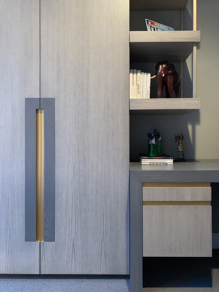 Custom Desk and Cabinet - Modern - Home Office - Chicago - by Honsen ...