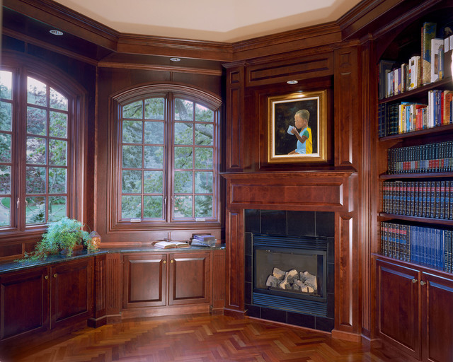Custom Library - Traditional - Home Office - New York - by Signature ...