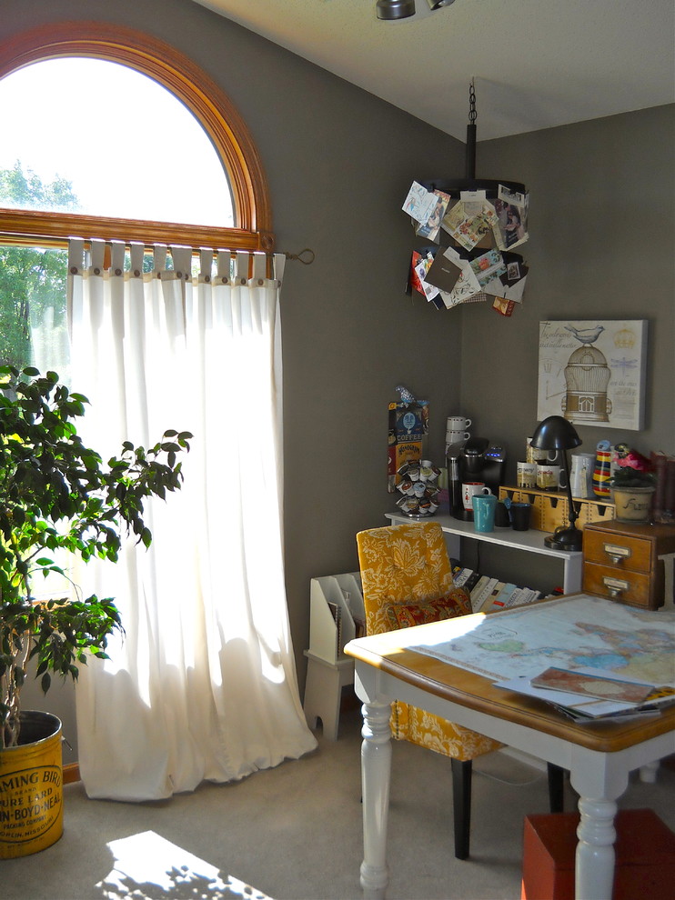 Deb's office - Eclectic - Home Office - Wichita | Houzz