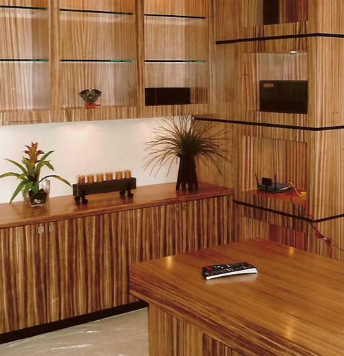 Den Office - Contemporary - Home Office - Miami - by Pyramid Woodworks ...