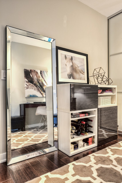 Design Project-Market St. Condo Home Office/Entry - Contemporary - Home ...